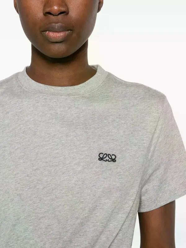 Loewe Draped Anagram-embroidered T-shirt