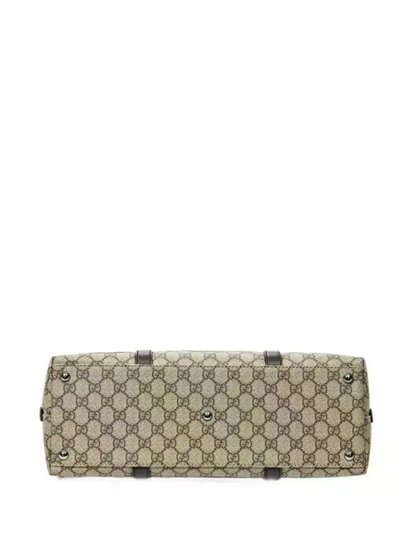 Gucci Gg Supreme Bowler Tote Bag