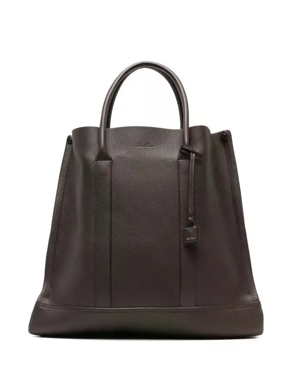 Loro Piana Small Beam Tote - Brown