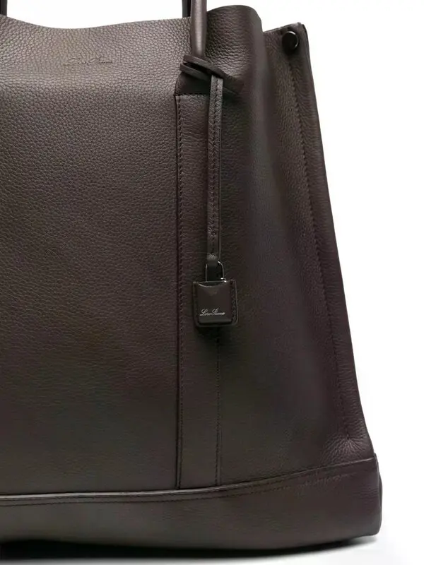 Loro Piana Small Beam Tote - Brown