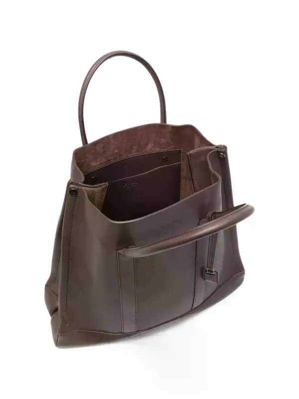 Loro Piana Small Beam Tote - Brown