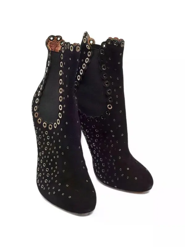 Alaïa Gomet Laser-cut Ankle Boots