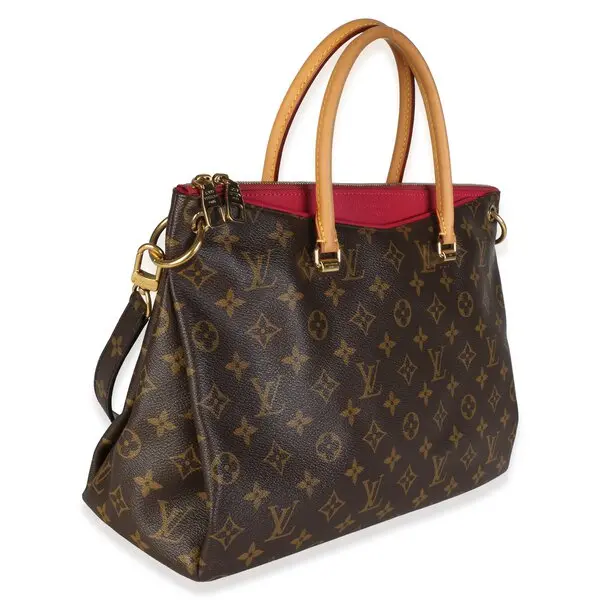 LOUIS VUITTON Pink Monogram Canvas Pallas Mm - Brown
