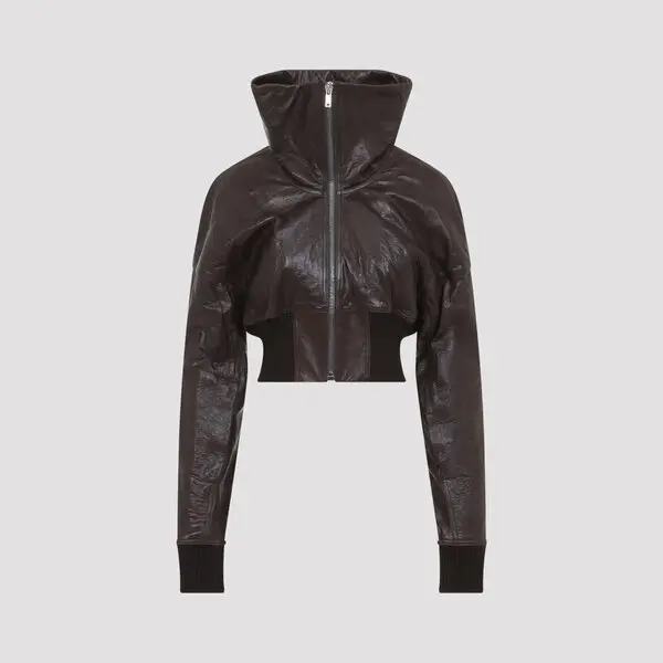 Rick Owens Dracuflight Cropped Jacket - Brown