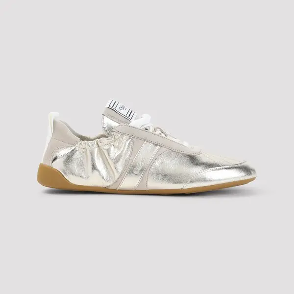 Chloé Kick Sneakers - Silver