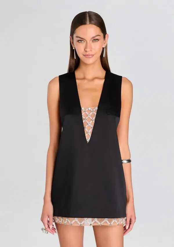 Retrofete Thistle Embroidered Dress