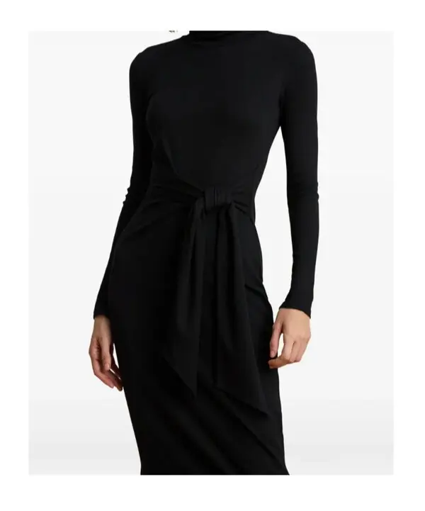 Ralph Lauren Tie-waist Midi Dress