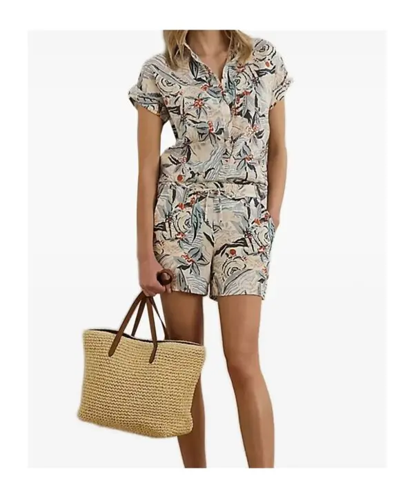 Ralph Lauren Floral Print Short-sleeve Top - Multicolor