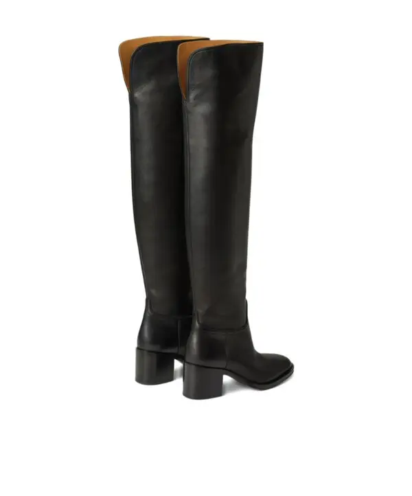 Ralph Lauren 55mm Barnet Leather Over-the-knee Boots