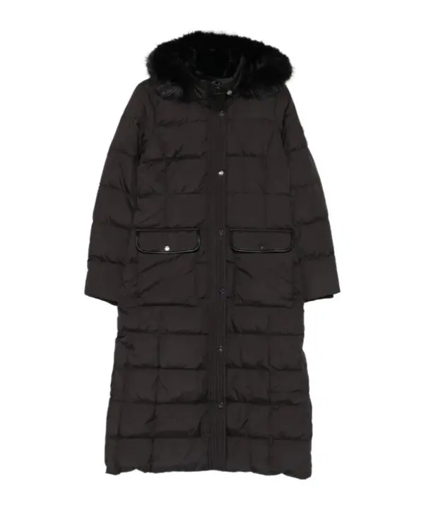 Ralph Lauren Fur-trim Coat - Black