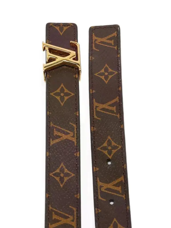 LOUIS VUITTON 2022 Initiales Monogram Canvas Belt