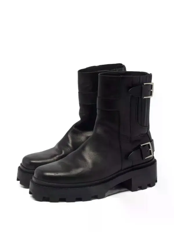 Hermès Jaimy Leather Ankle Boots