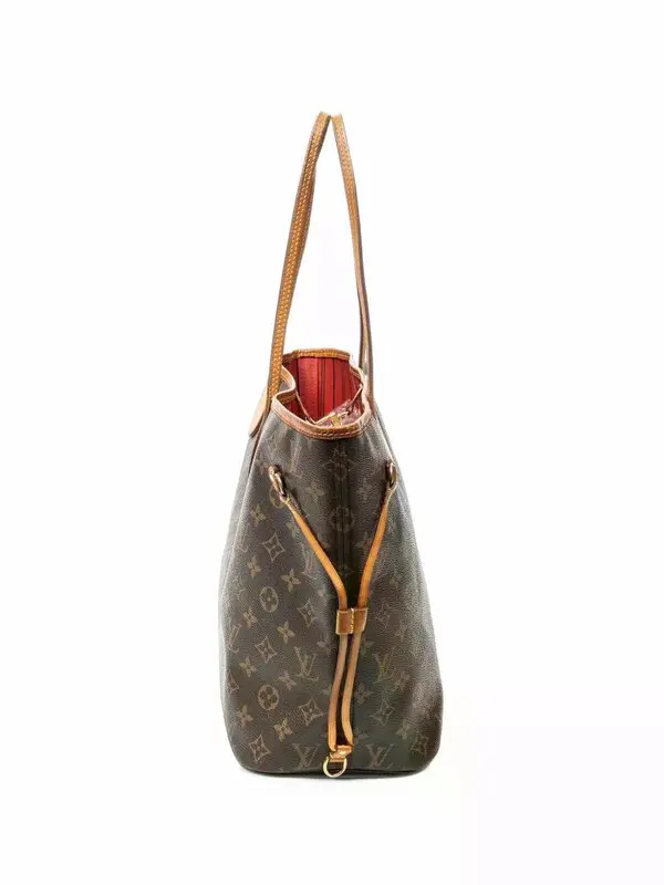 LOUIS VUITTON Mm Neverfull Monogram Shoulder Bag - Brown