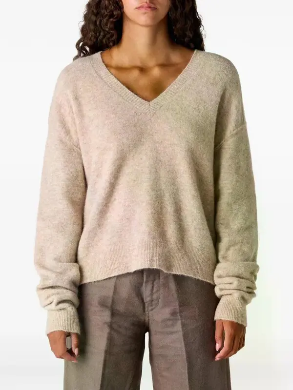 Rick Owens Tommy V-neck Sweater - Neutrals