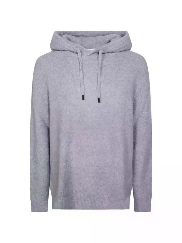 PAOLO PECORA Knitted Drawstring Hoodie