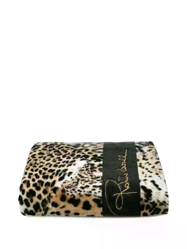 Roberto Cavalli Jaguar Skin Towel