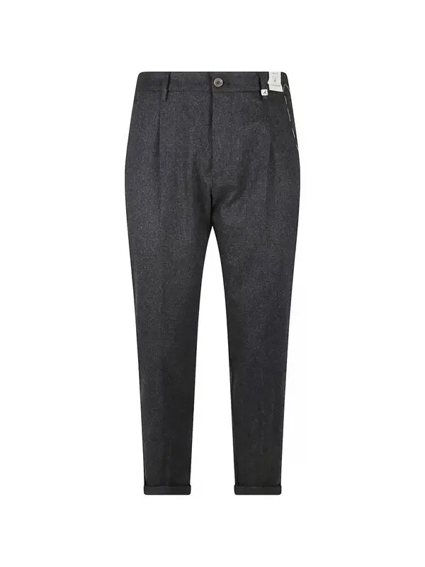 MYTHS Belt-loops Turn-up Trousers