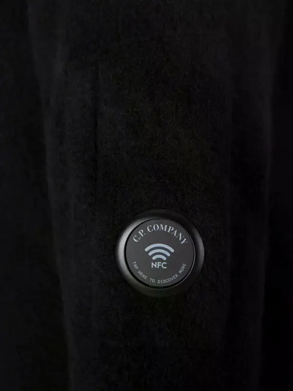 C.P. COMPANY Quarter-zip Lens-detail Sweater