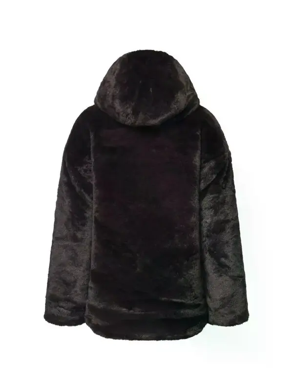 SAVE THE DUCK Davina Reversible Faux-fur Hooded Coat