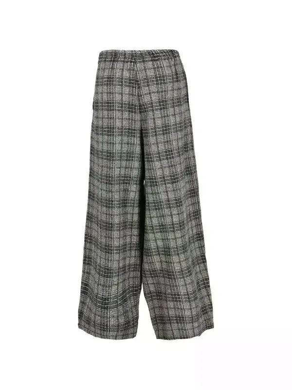 Needles Plaid Drawstring Trousers