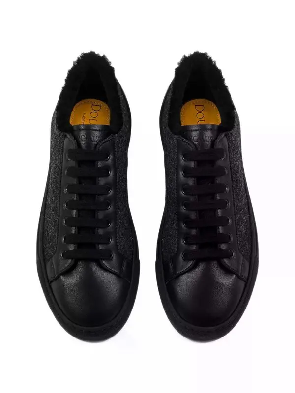 DOUCAL'S Leather Low-top Sneakers