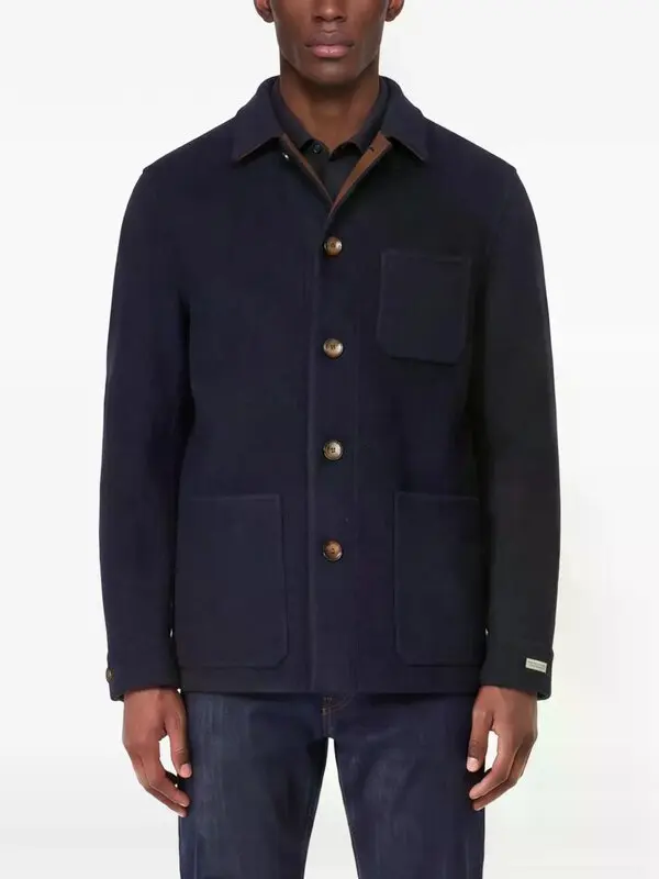 Canali Button-up Patch-pocket Jacket