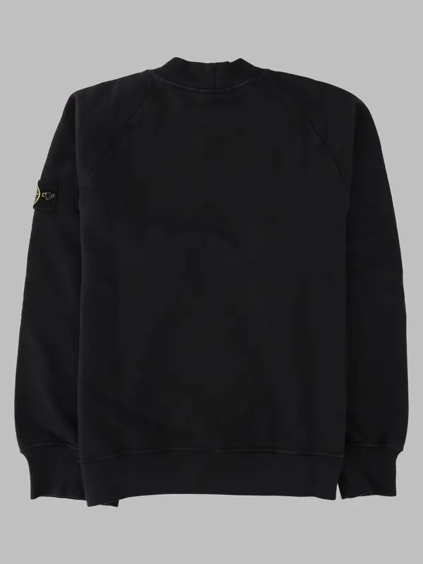 Stone Island Felpa Con Patch Logo