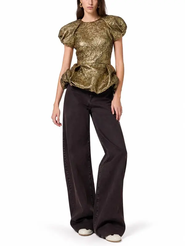 MSGM Jeans Wide Leg In Cotone