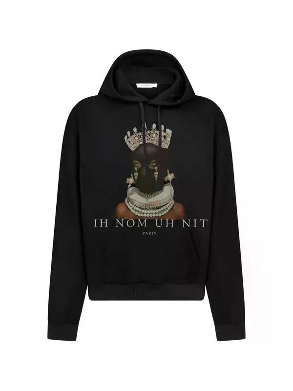 IH NOM UH NIT Graphic-print Cotton Hoodie