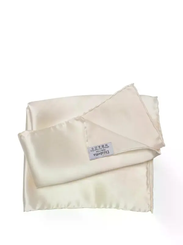 ELIZABETTA Monte Cristo Pocket Square - Neutrals