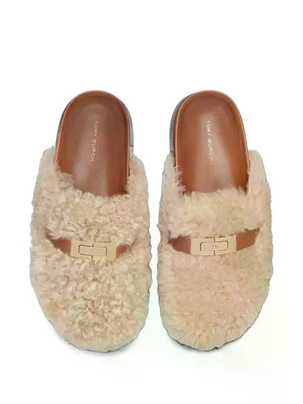 Tory Burch Leelee Shearling Mules