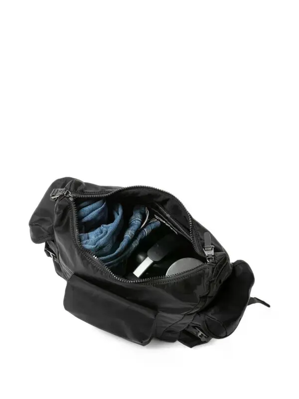 MAKAVELIC Logo-plaque Buckled Shoulder Bag