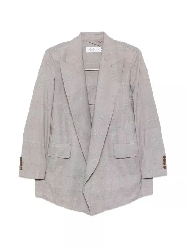 Max Mara Glen Plaid Wool Jacket