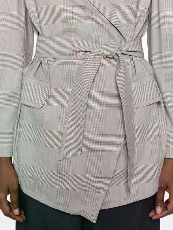 Max Mara Glen Plaid Wool Jacket
