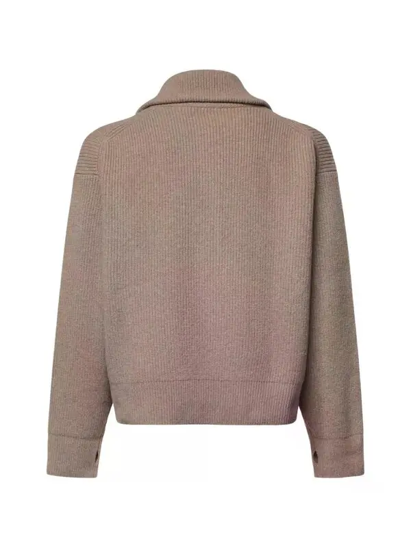 Studio Nicholson Sandos Ribbed-knit Zip-up Cardigan