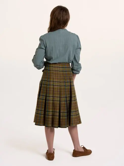 BRAKEBURN Red Cedar Pleated Skirt