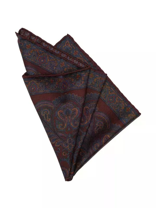 ELIZABETTA Lario Double-sided Pocket Square