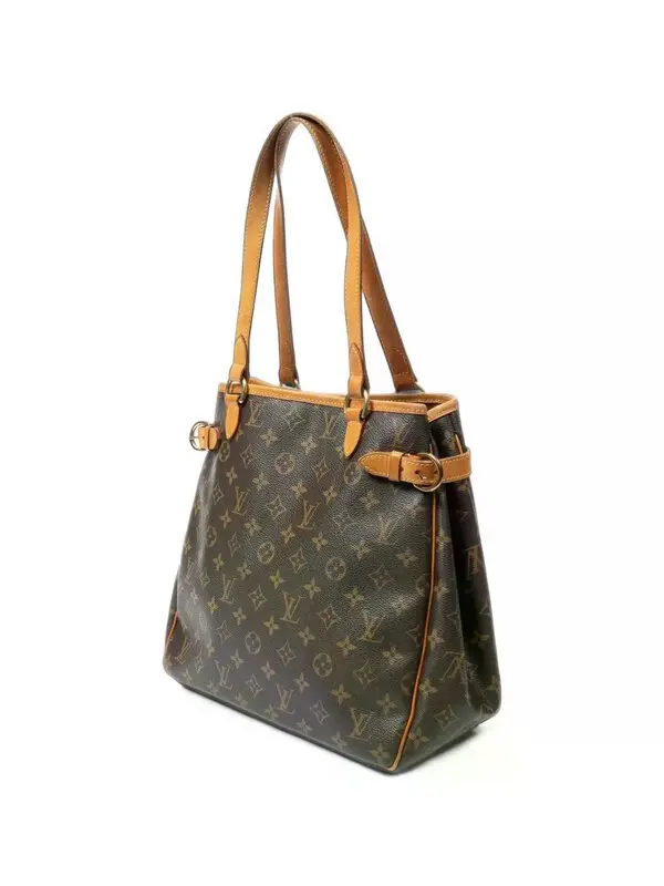 LOUIS VUITTON Batignolles Vertical Monogram Shoulder Bag - Brown