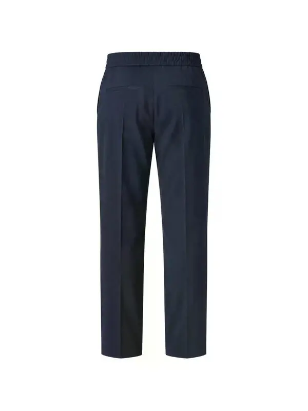 Hugo Elasticated-waistband Pressed-crease Trousers