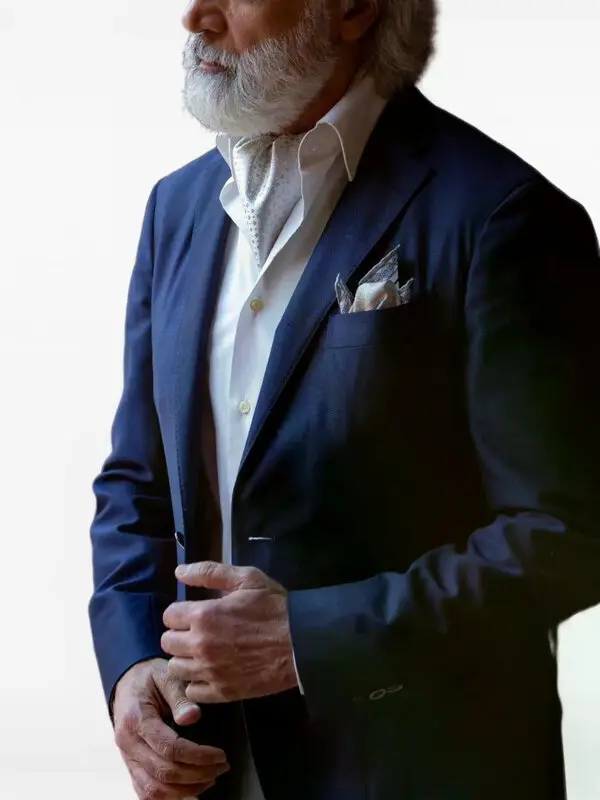 ELIZABETTA Ascot Jacot-woven Tie