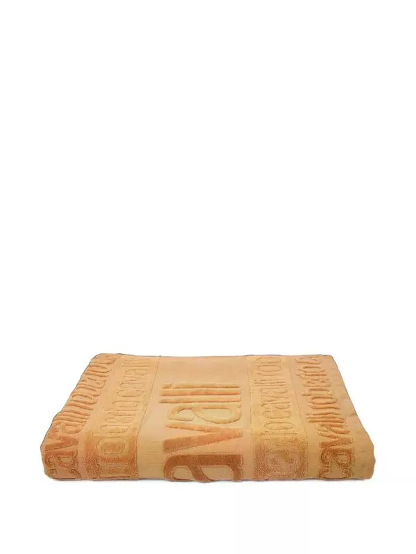 Roberto Cavalli Icon Logo-jacquard Bath Towel