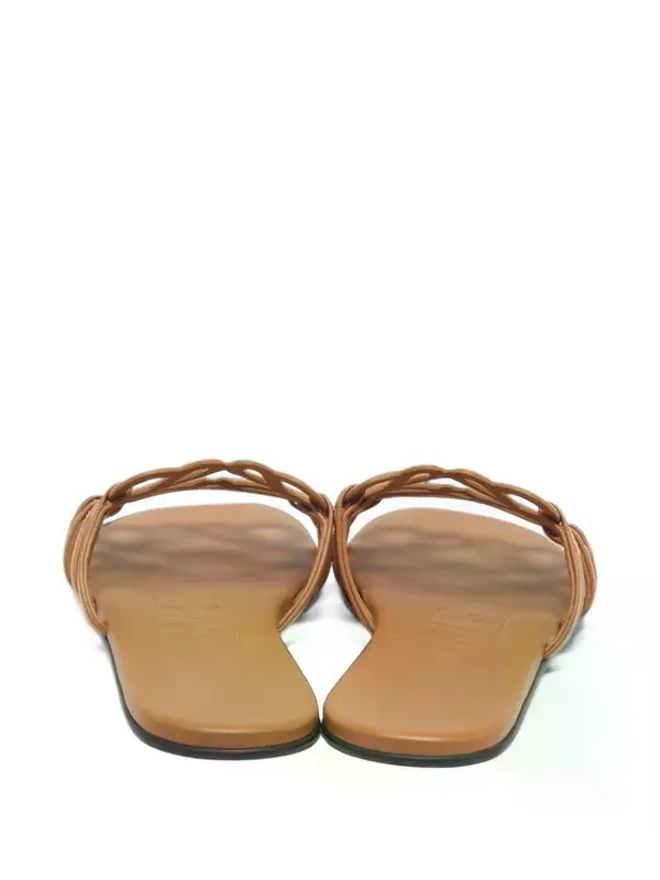 Loewe Anagram Leather Sandals