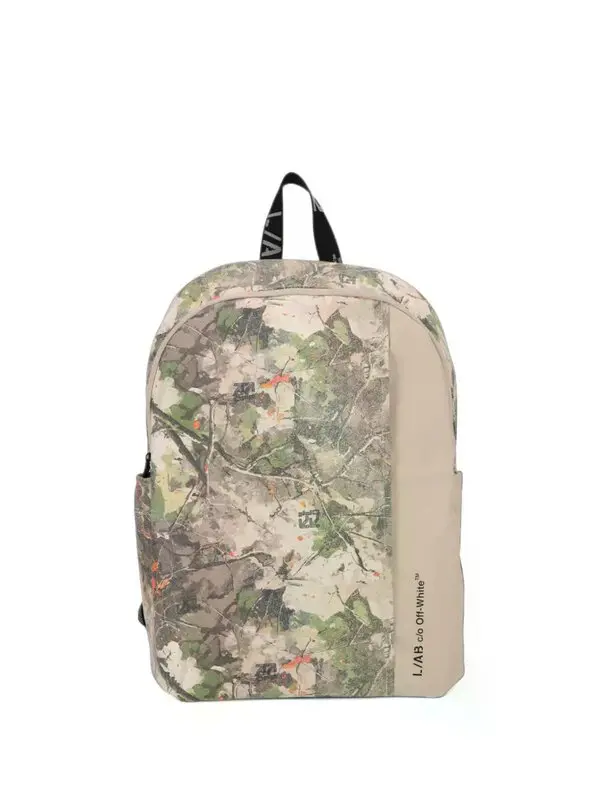 L/AB C/O OFF-WHITE Port Camouflage-print Backpack