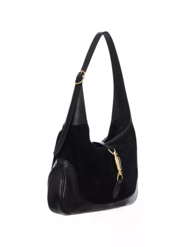 Gucci Jackie 1961 Leather-trim Shoulder Bag - Black
