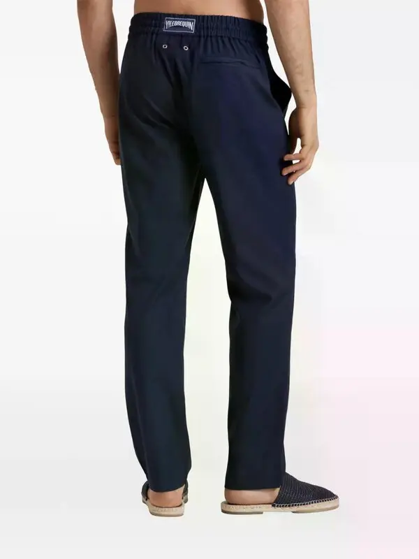 Vilebrequin Micro Carreaux Drawstring Trousers