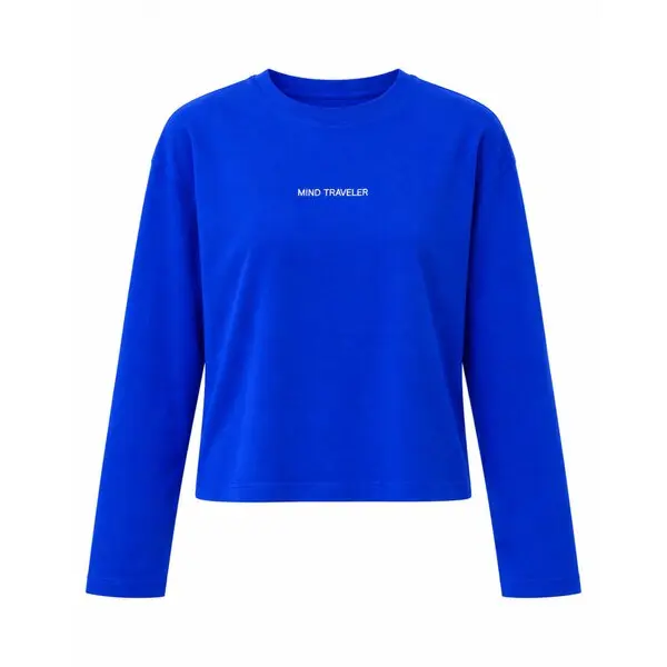 Mind Traveler Royal Open-back Agata T-shirt - Blue
