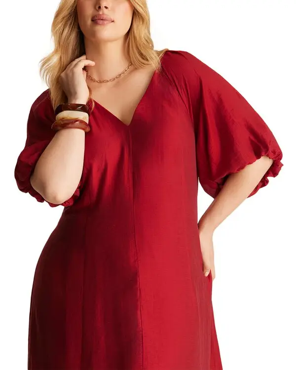 ESTELLE Adriella Bubble Sleeve Dress