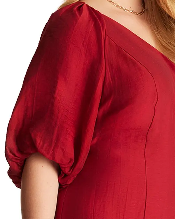 ESTELLE Adriella Bubble Sleeve Dress