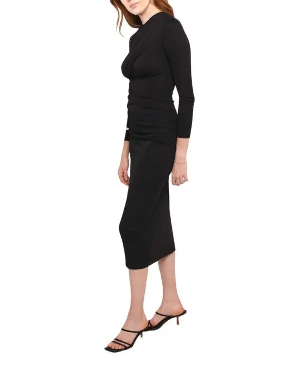 PETAL AND PUP Rogan Long Sleeve Maxi Dress