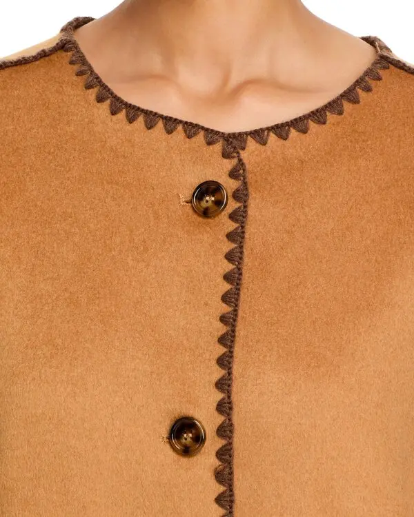 A.REN A. Ren Leone Button Front Coat